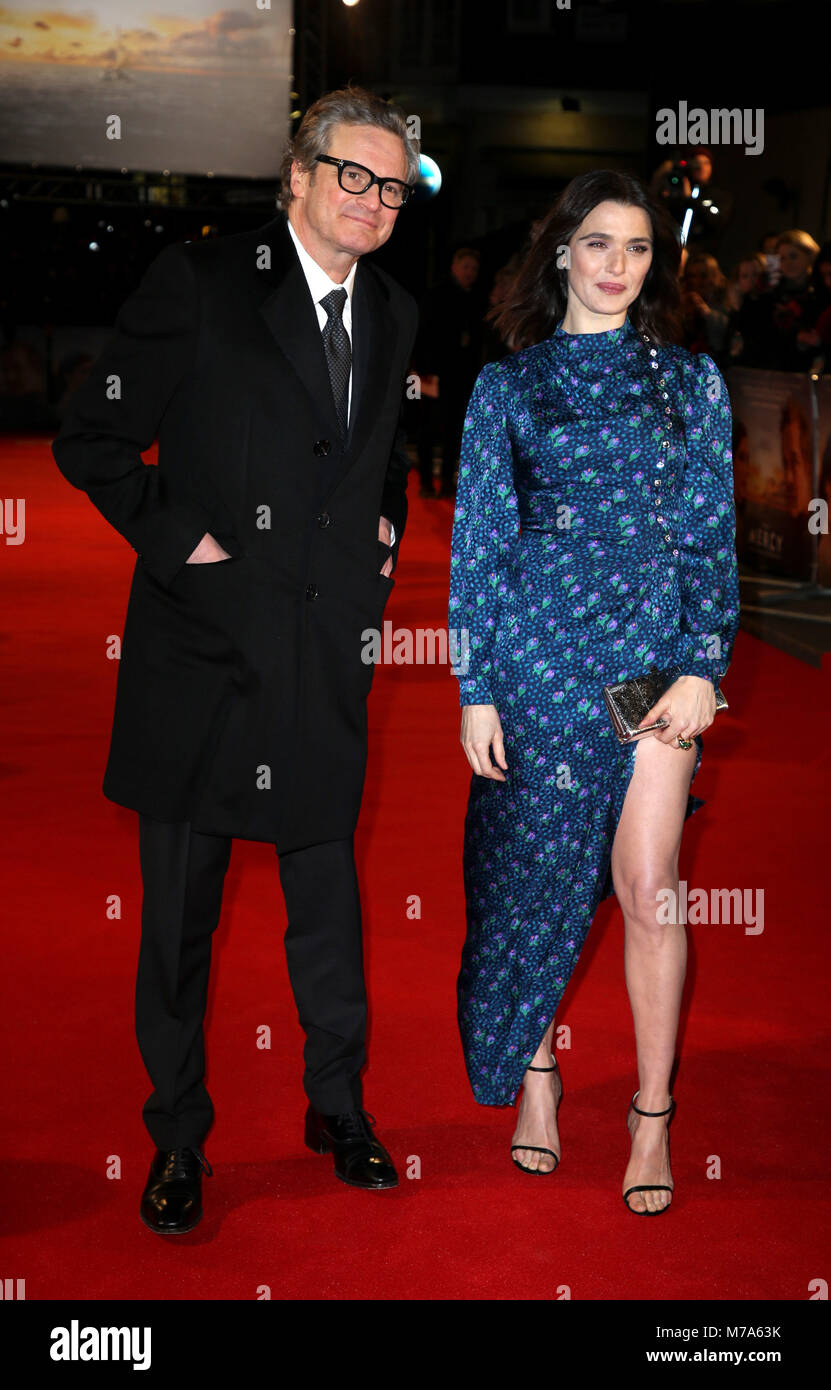 'The Mercy' World Premiere - Arrivals Featuring: Colin Firth, Rachel ...