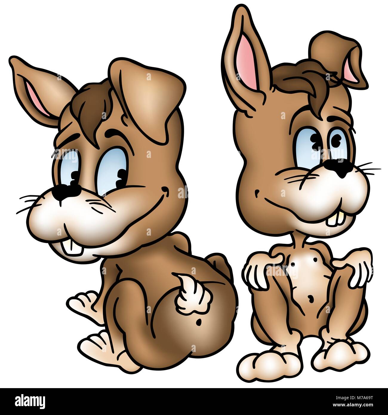 Laughing rabbits hi-res stock photography and images - Alamy