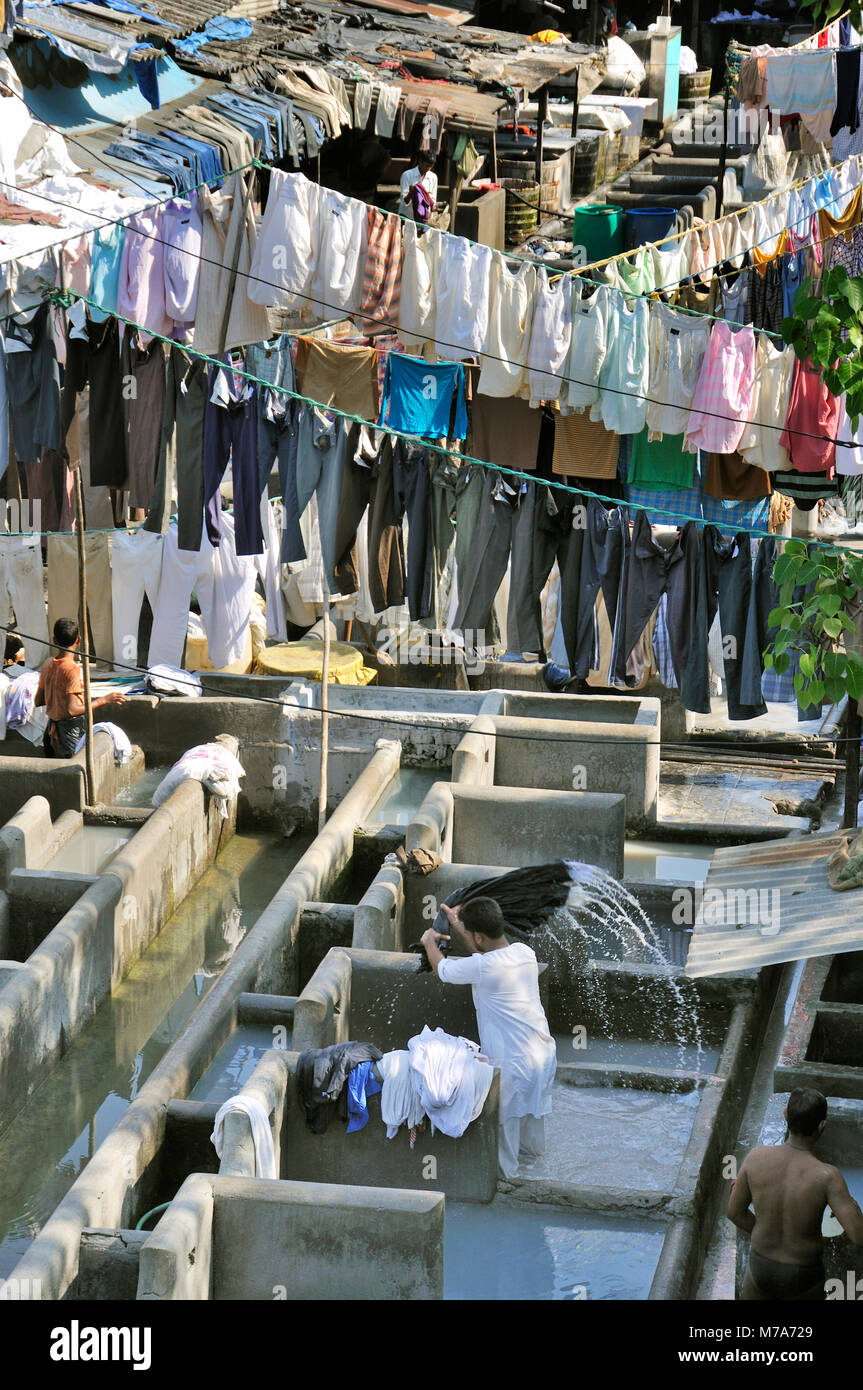 Indian laundry indian street life hi-res stock photography and images ...