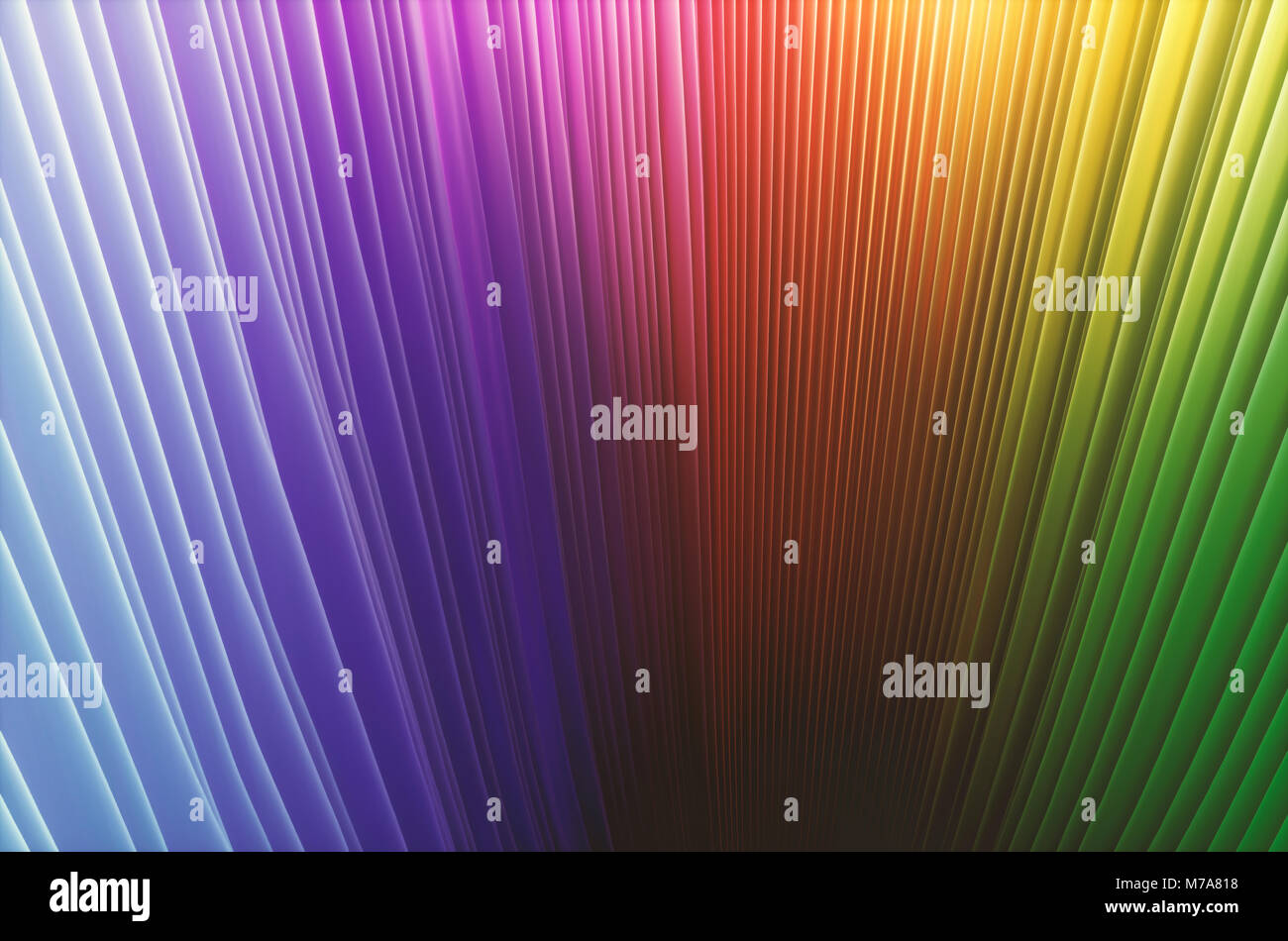 Abstract multicoloured lines, illustration Stock Photo - Alamy