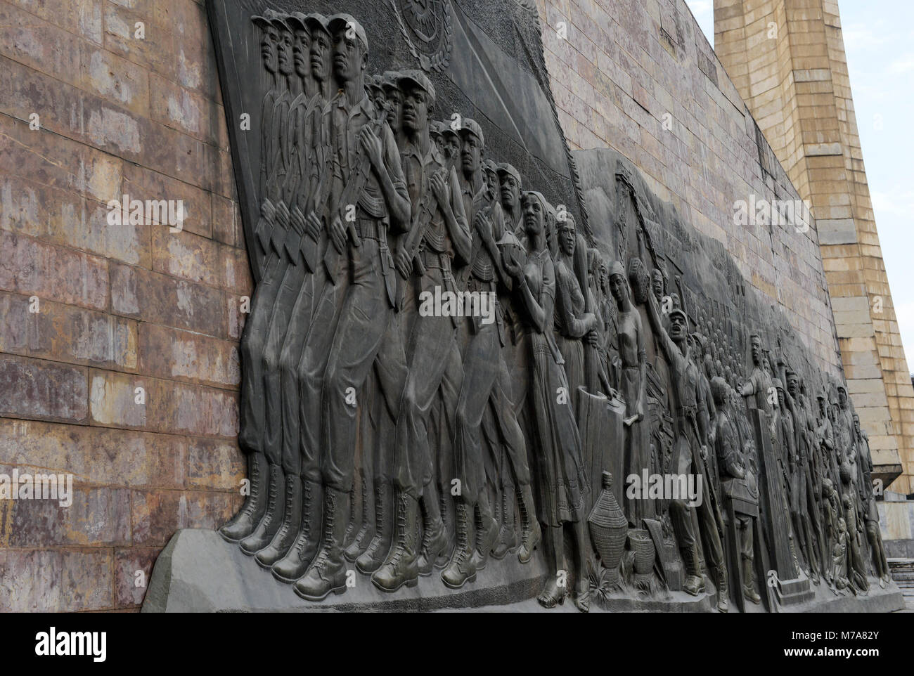 ETHIOPIA , Addis Ababa, The Tiglachin Monument, also known as Derg ...