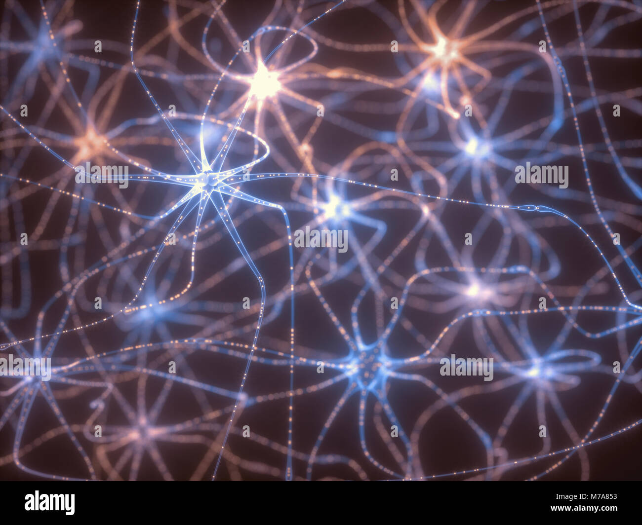 Abstract connecting lines, illustration Stock Photo - Alamy