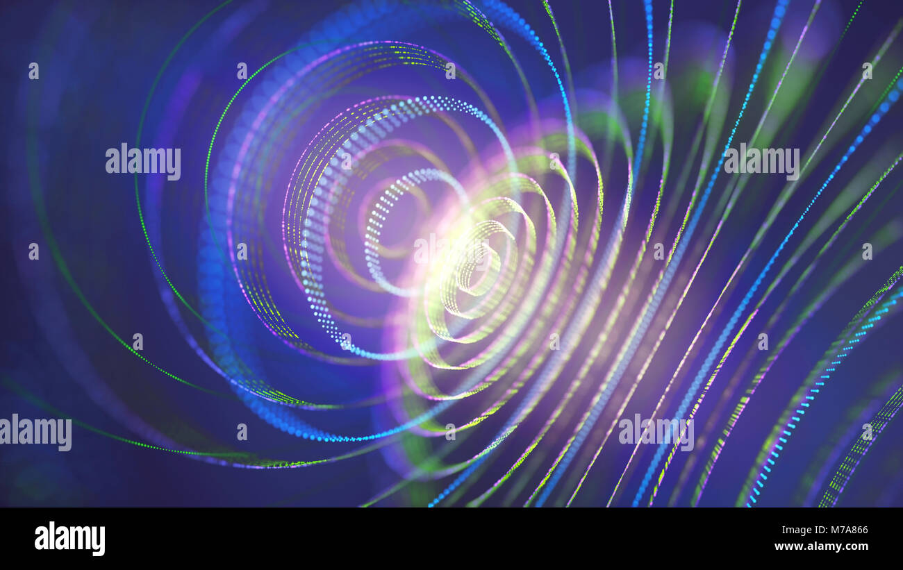 Holographic circles, illustration Stock Photo - Alamy