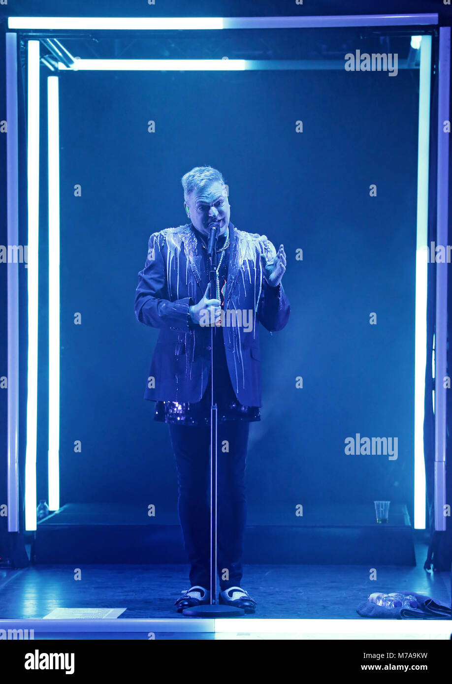 Erasure performs live at Liverpool Philharmonic Hall Featuring: Erasure ...