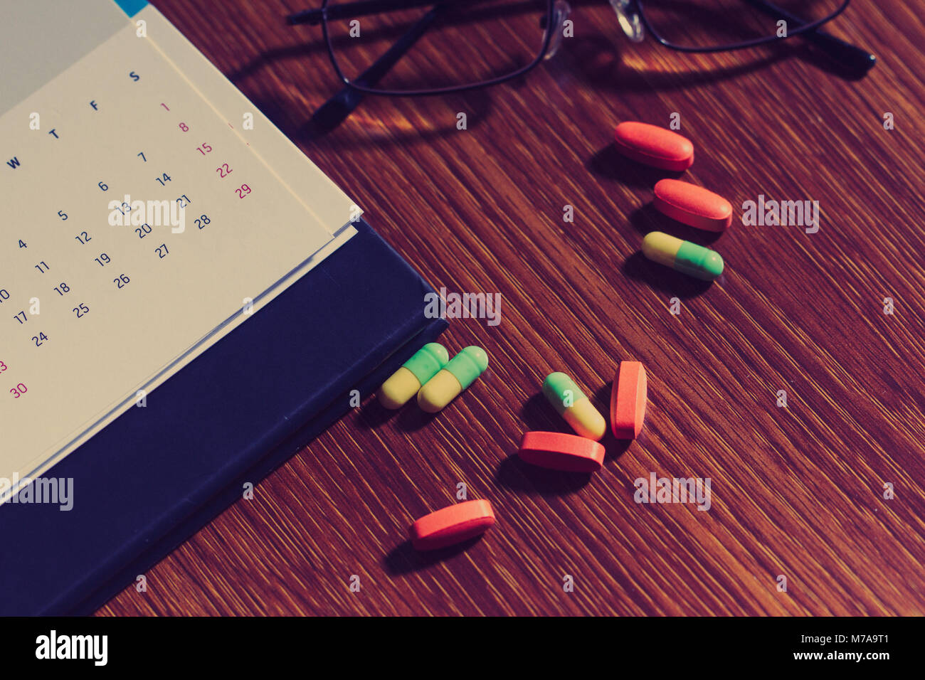 Some drugs on the desk Stock Photo - Alamy