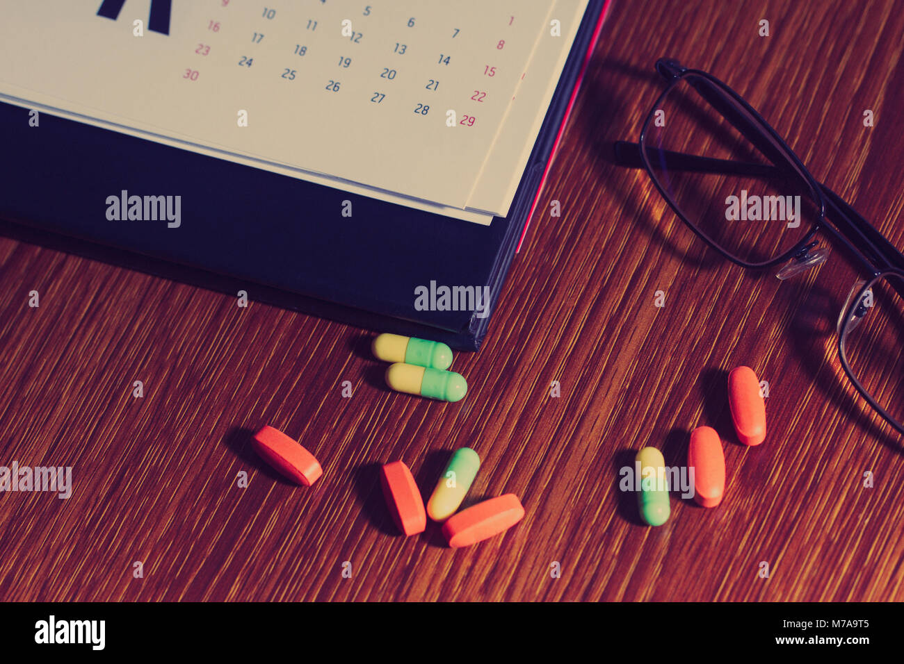 Some drugs on the desk Stock Photo - Alamy