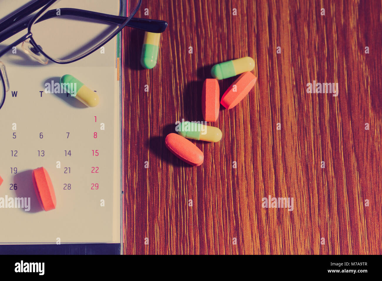 Some drugs on the desk Stock Photo - Alamy