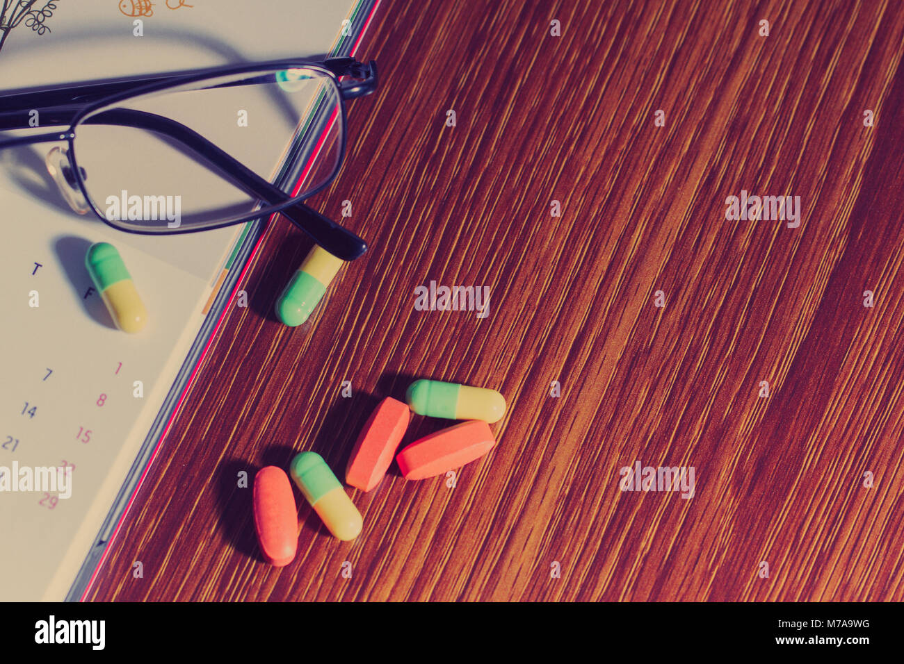 Some drugs on the desk Stock Photo - Alamy