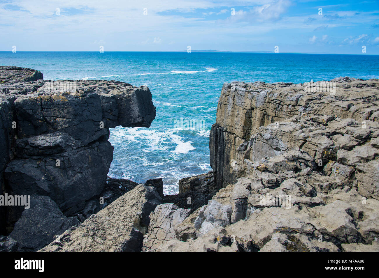 Carst rock formations, Burren, County Clare, Ireland, United Kingdom ...