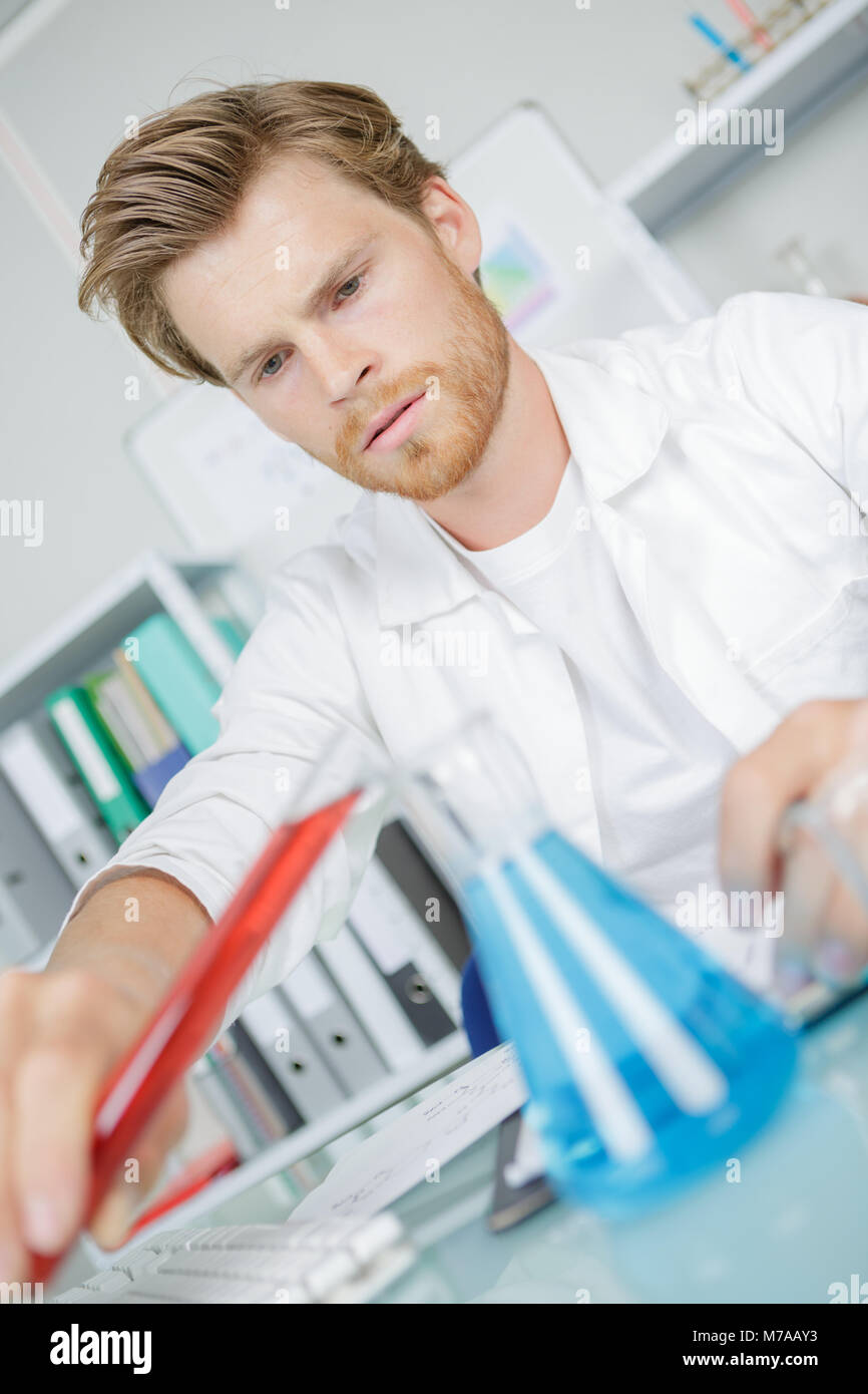 lab male worker Stock Photo - Alamy