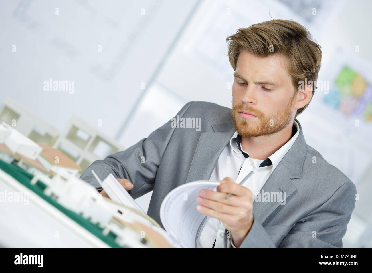 architect at work Stock Photo - Alamy