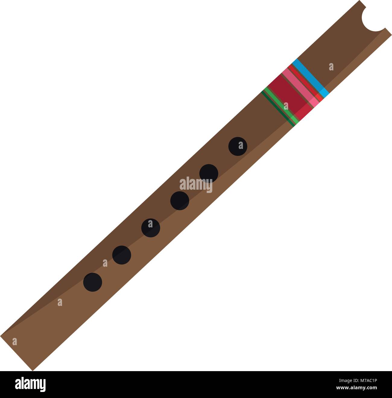 Isolated flute icon. Musical instrument Stock Vector Image & Art - Alamy