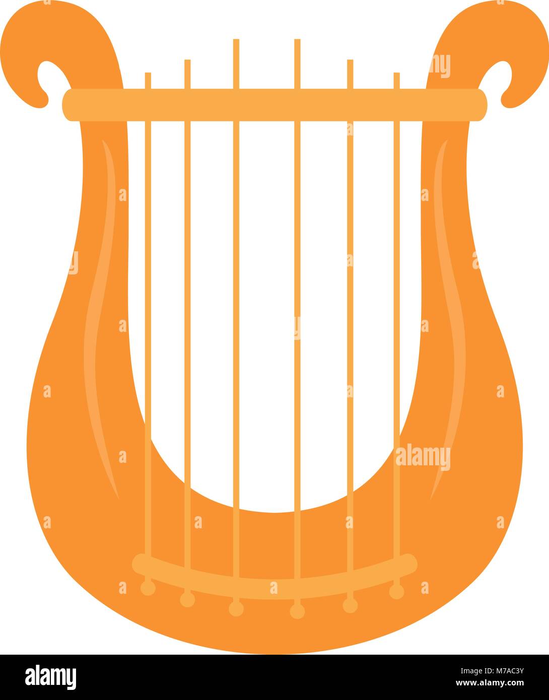 Isolated lyre icon. Musical instrument Stock Vector Image & Art - Alamy