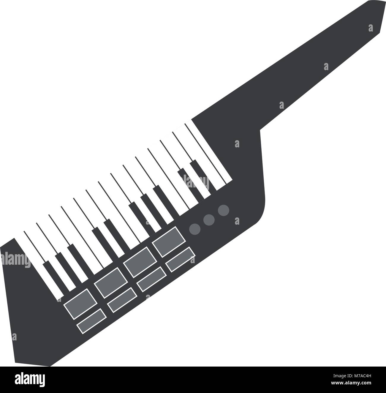 Isolated keytar icon. Musical instrument Stock Vector Image & Art - Alamy