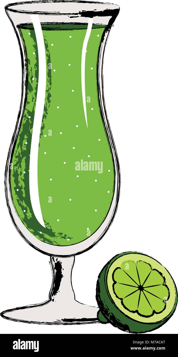 Fresh lemon green mint Stock Vector Images - Alamy