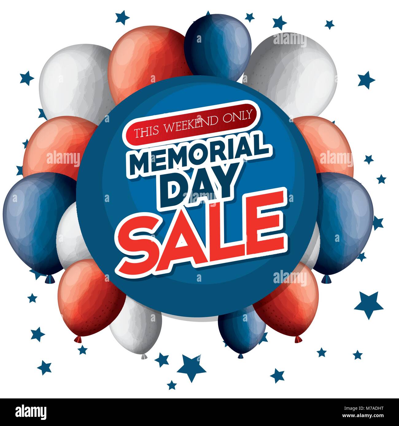Memorial day weekend party Stock Vector Images - Alamy