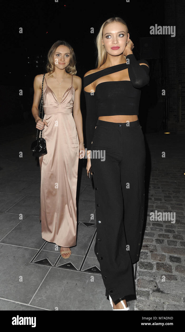 Various celebrities depart from the InStyle EE Rising Star BAFTAs Pre ...