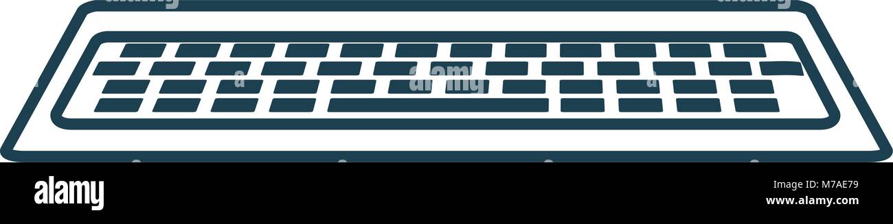 computer keyboard isolated icon Stock Vector Image & Art - Alamy
