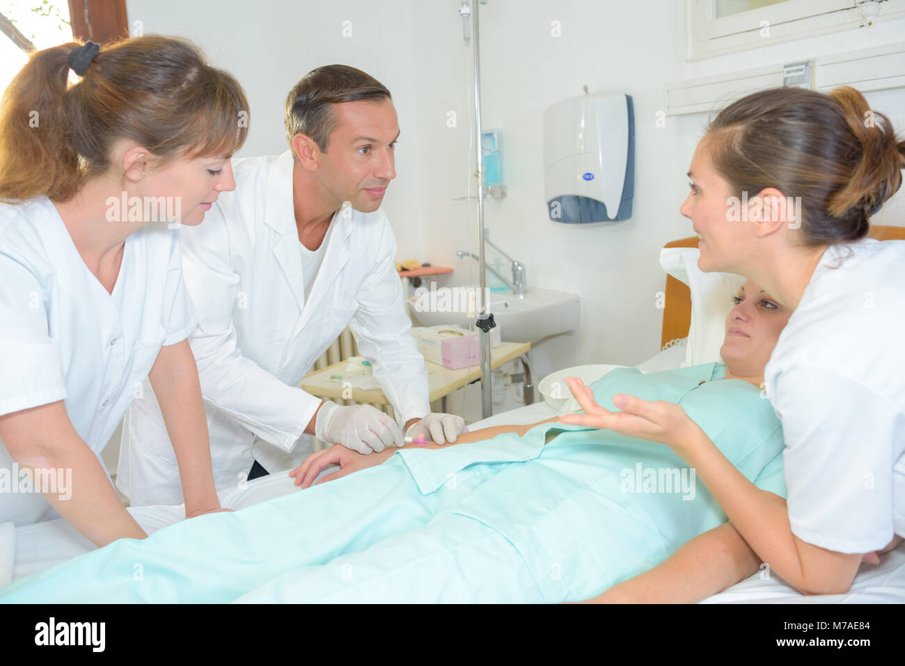 role play as a patient Stock Photo - Alamy