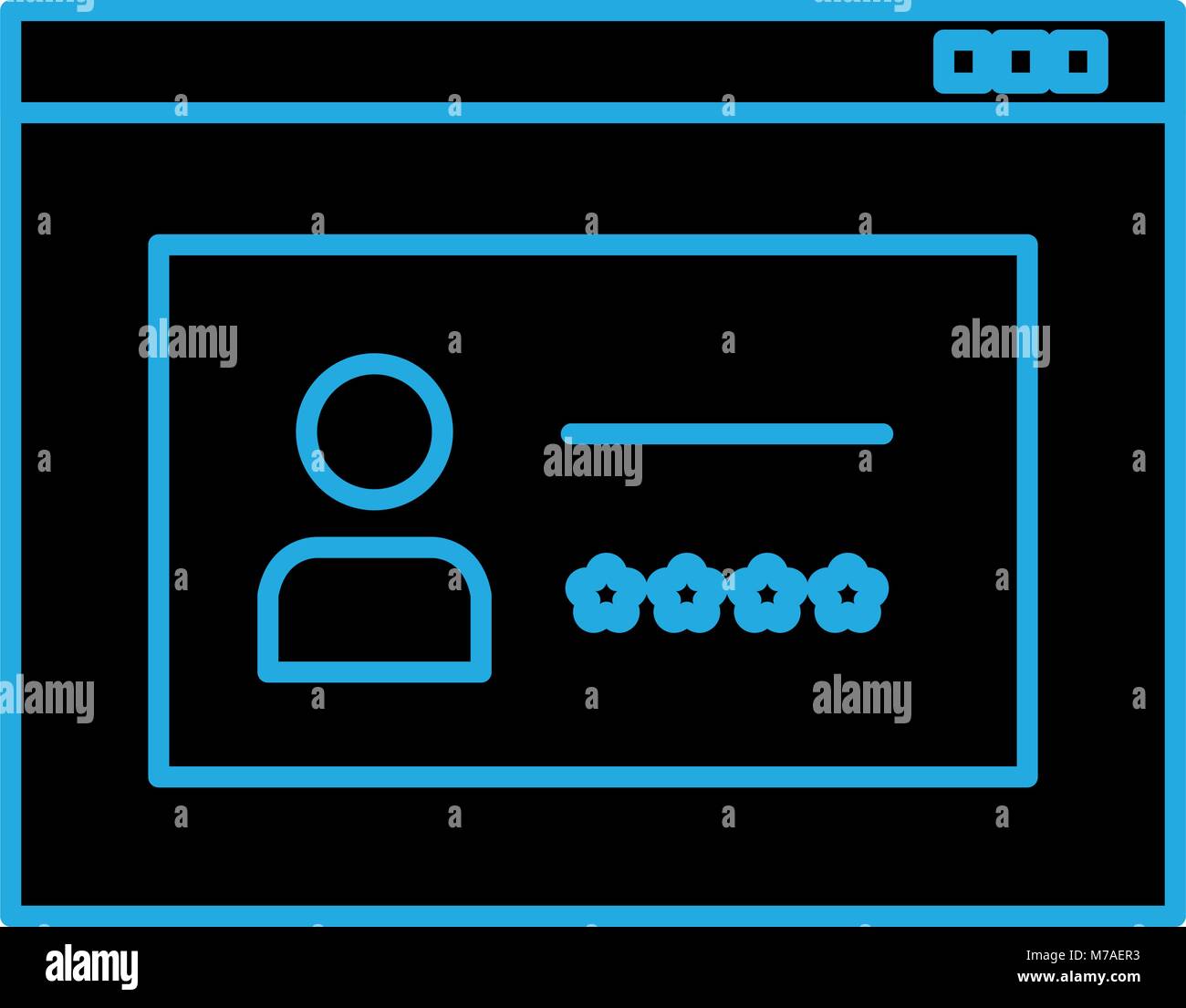 login interface access icon Stock Vector Image & Art - Alamy