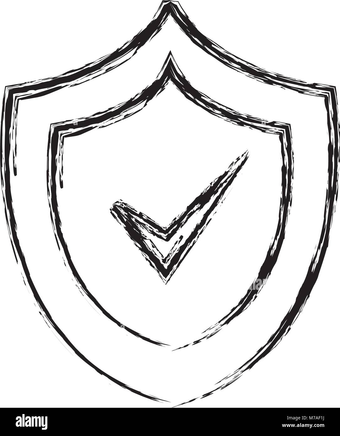 shield with ok symbol Stock Vector Image & Art - Alamy