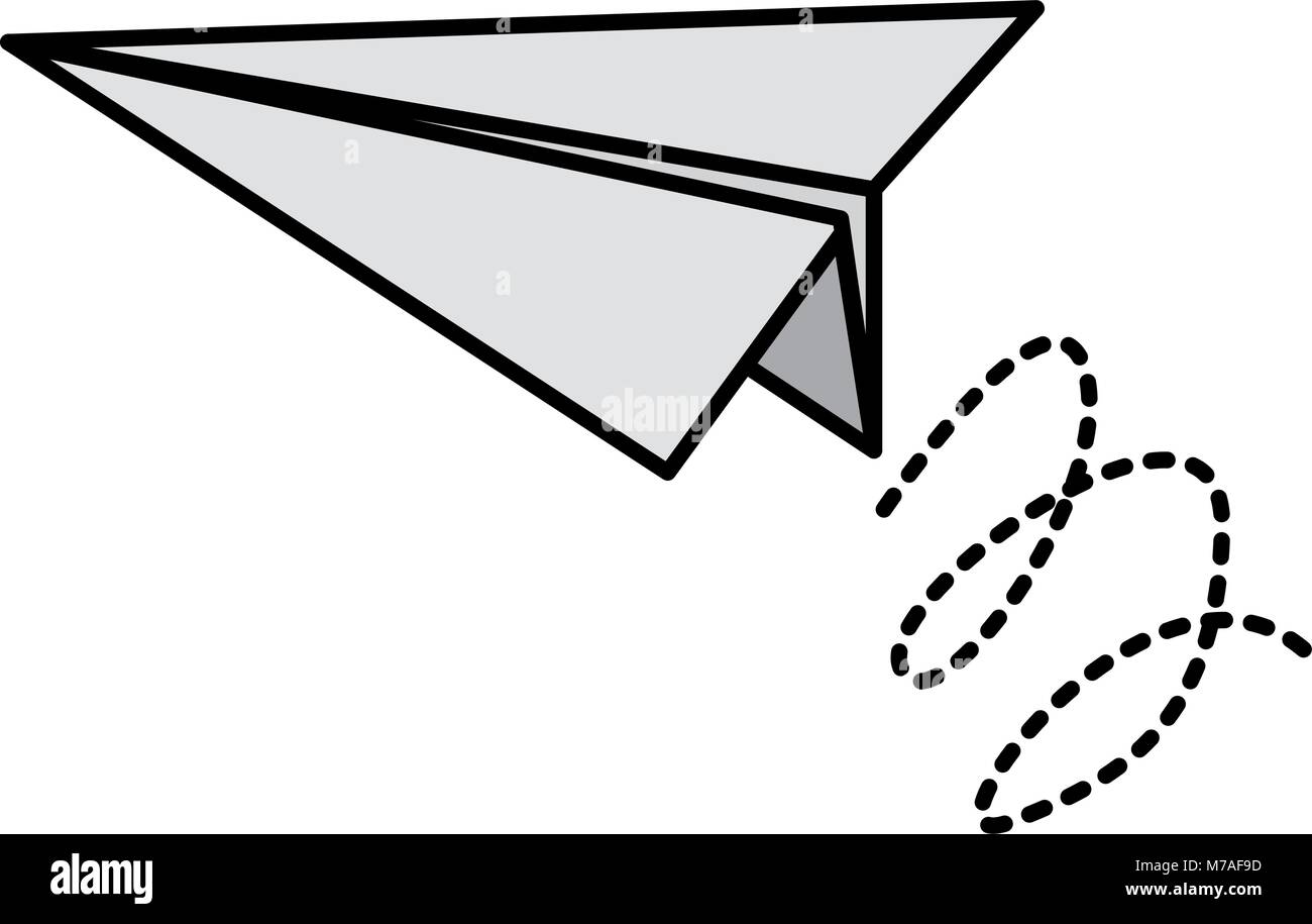 paper airplane flying icon Stock Vector Image & Art - Alamy