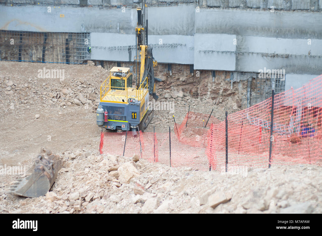 Digger development building site hi-res stock photography and images ...