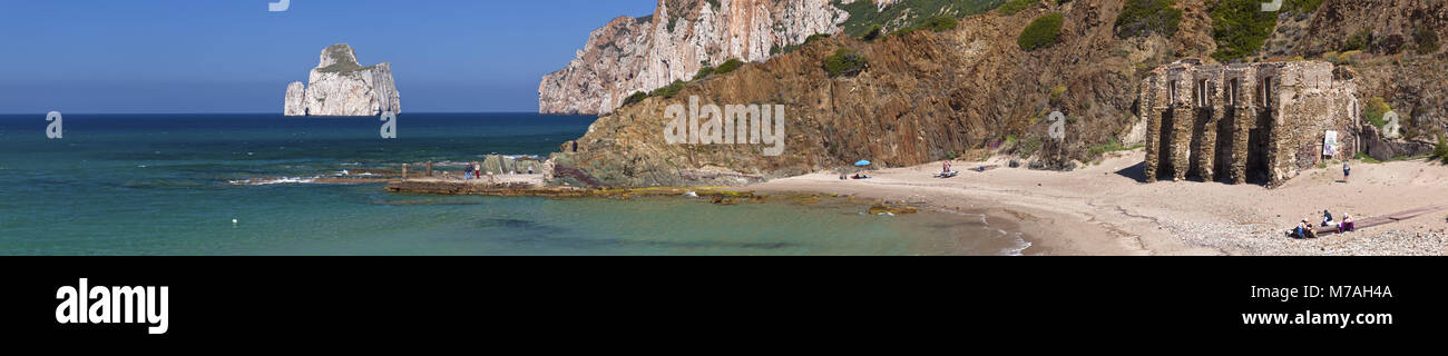 Italy, Sardinia, west coast, west Sardinia, province Iglesias, Pan di ...