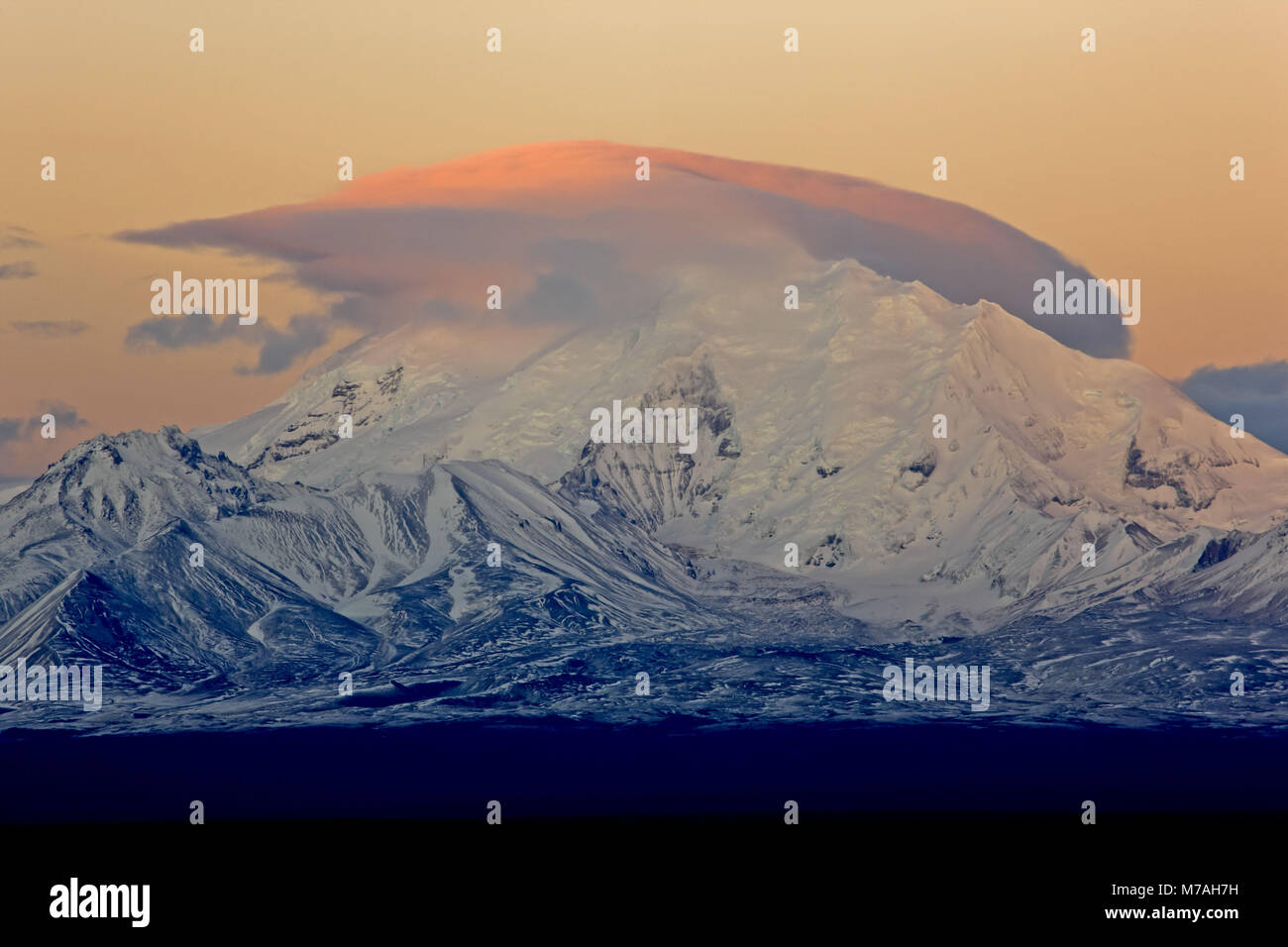 North America, the USA, Alaska, the central south, Wrangell Mountains ...