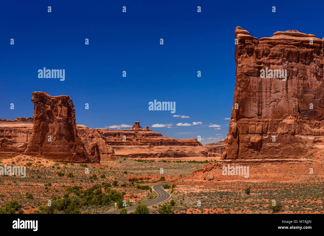 The USA, Utah, Grand county, Moab, Arches National Park, Courthouse of ...