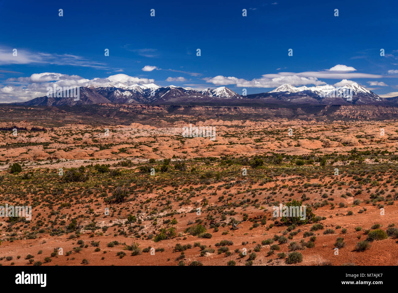 The USA, Utah, Grand county, Moab, Arches National Park, Petrified ...