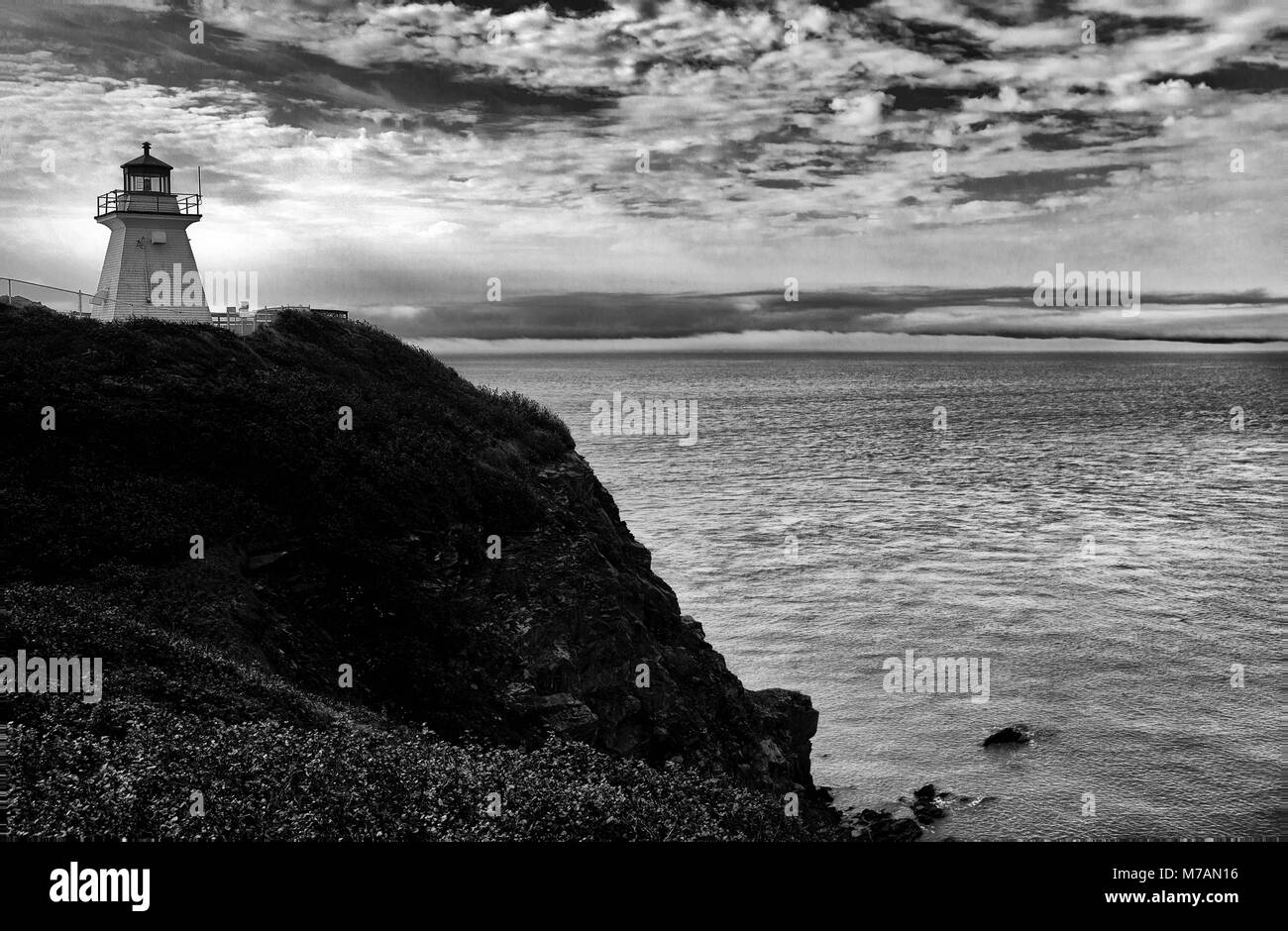 New brunswick lighthouse Black and White Stock Photos & Images - Alamy