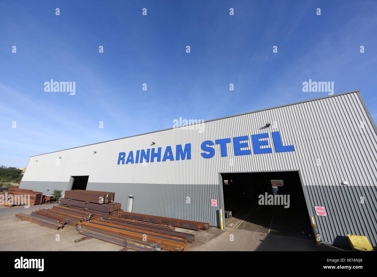 Rainham Steel depot in Scunthorpe, Northern England. 23rd September ...