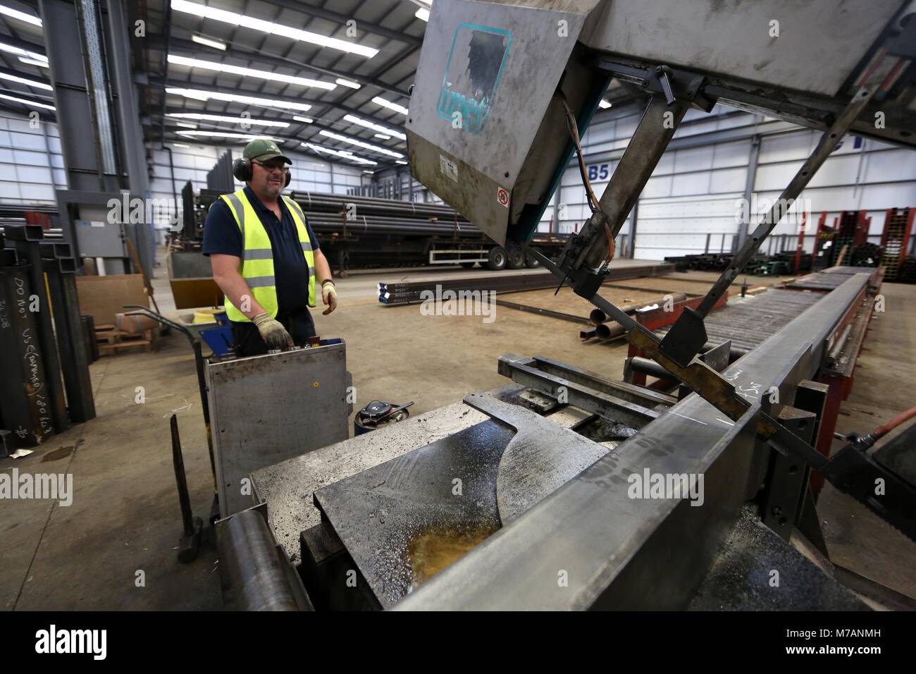 Rainham Steel depot in Scunthorpe, Northern England. 23rd September ...