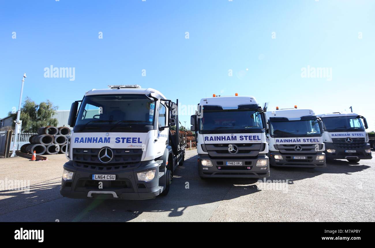 Rainham Steel Yard, Rainham, Southern England. 23rd August 2016 Picture ...