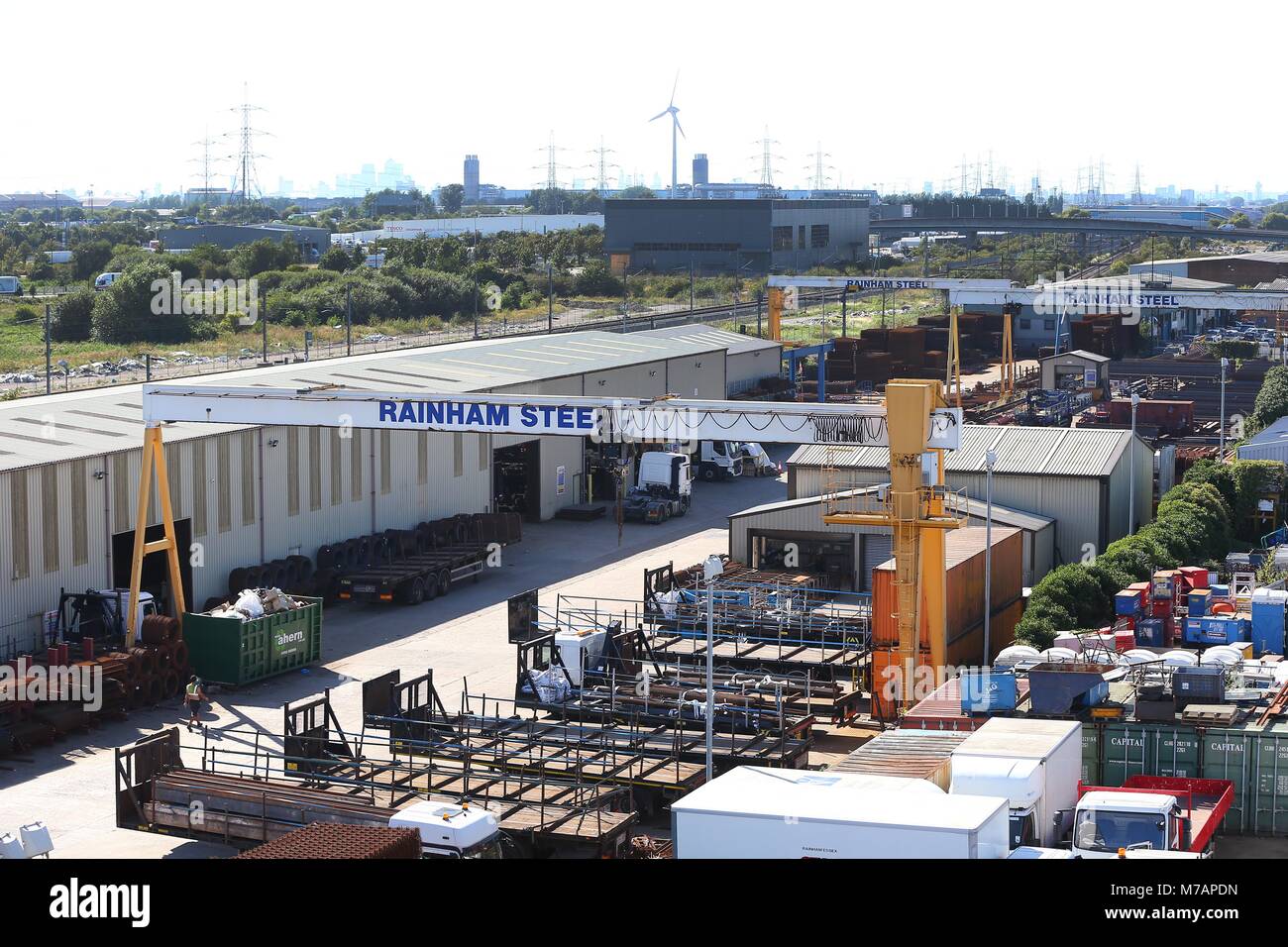 Rainham Steel Yard, Rainham, Southern England. 23rd August 2016 Picture ...