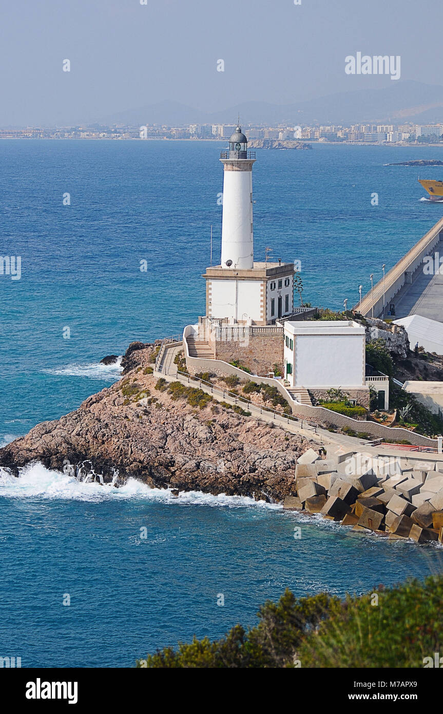Ibiza, Spain, Lighthouse Stock Photo - Alamy