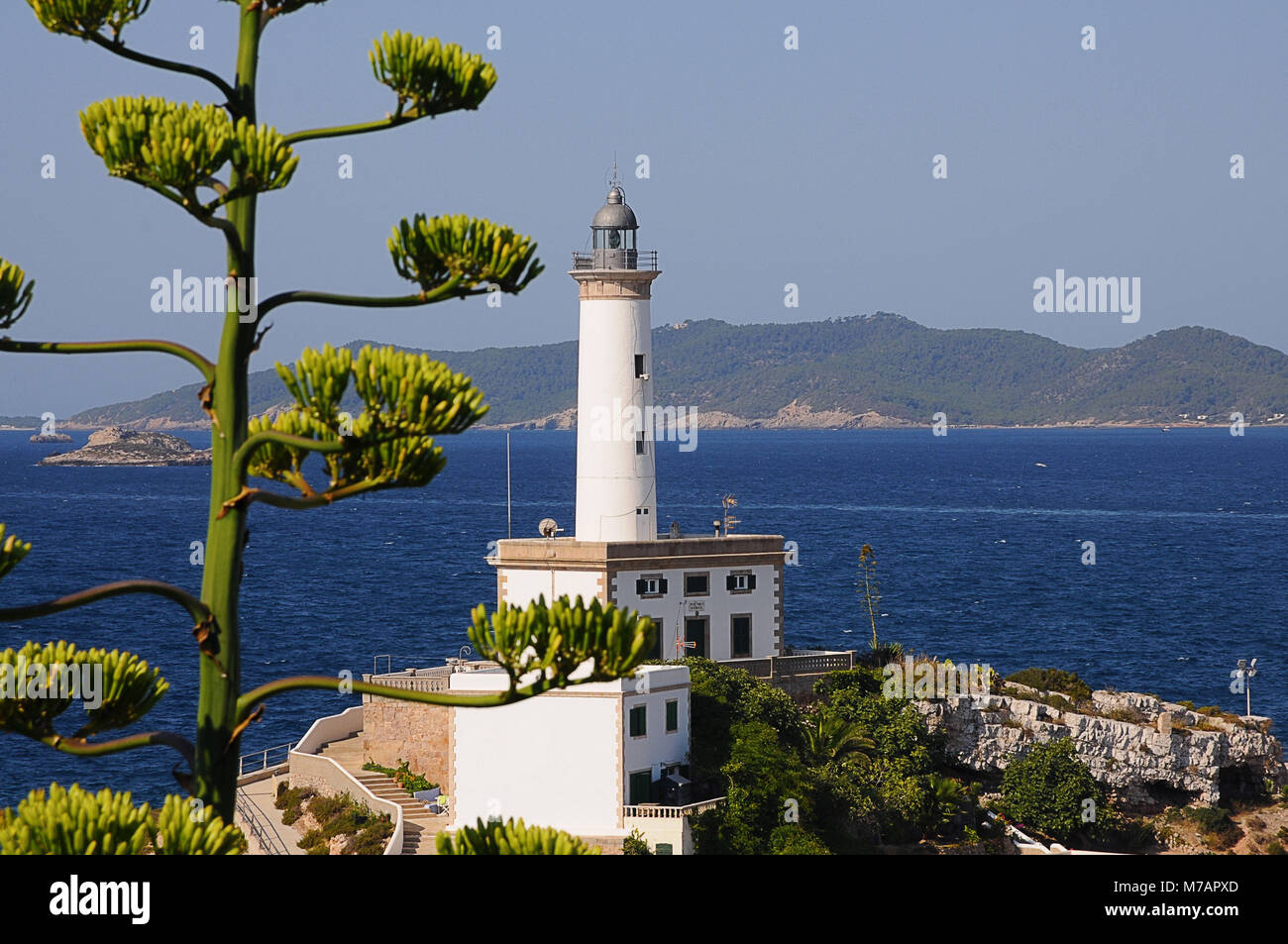 Ibiza, Spain, Landscape, Lighthouse Stock Photo - Alamy