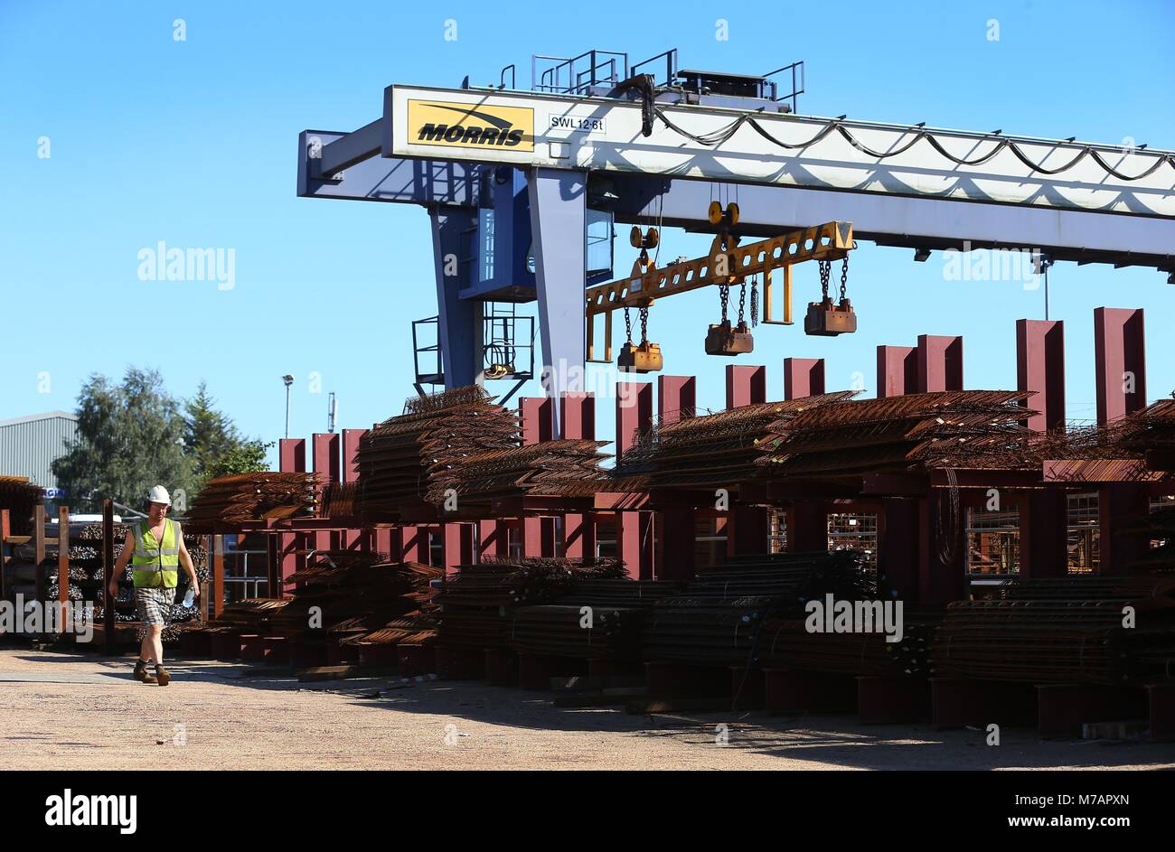 Rainham Steel Yard, Rainham, Southern England. 23rd August 2016 Picture ...