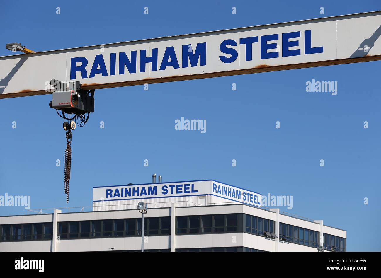 Rainham Steel Yard, Rainham, Southern England. 23rd August 2016 Picture ...