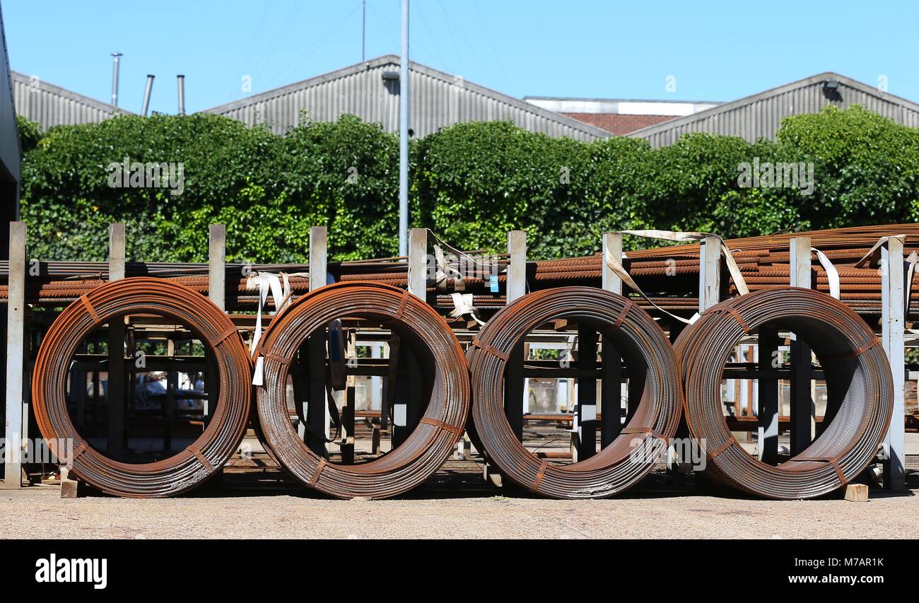 Rainham Steel Yard, Rainham, Southern England. 23rd August 2016 Picture ...