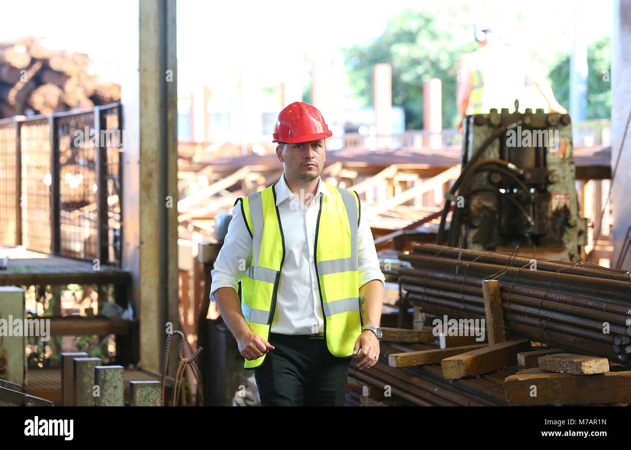 Rainham Steel Yard, Rainham, Southern England. 23rd August 2016 Picture ...