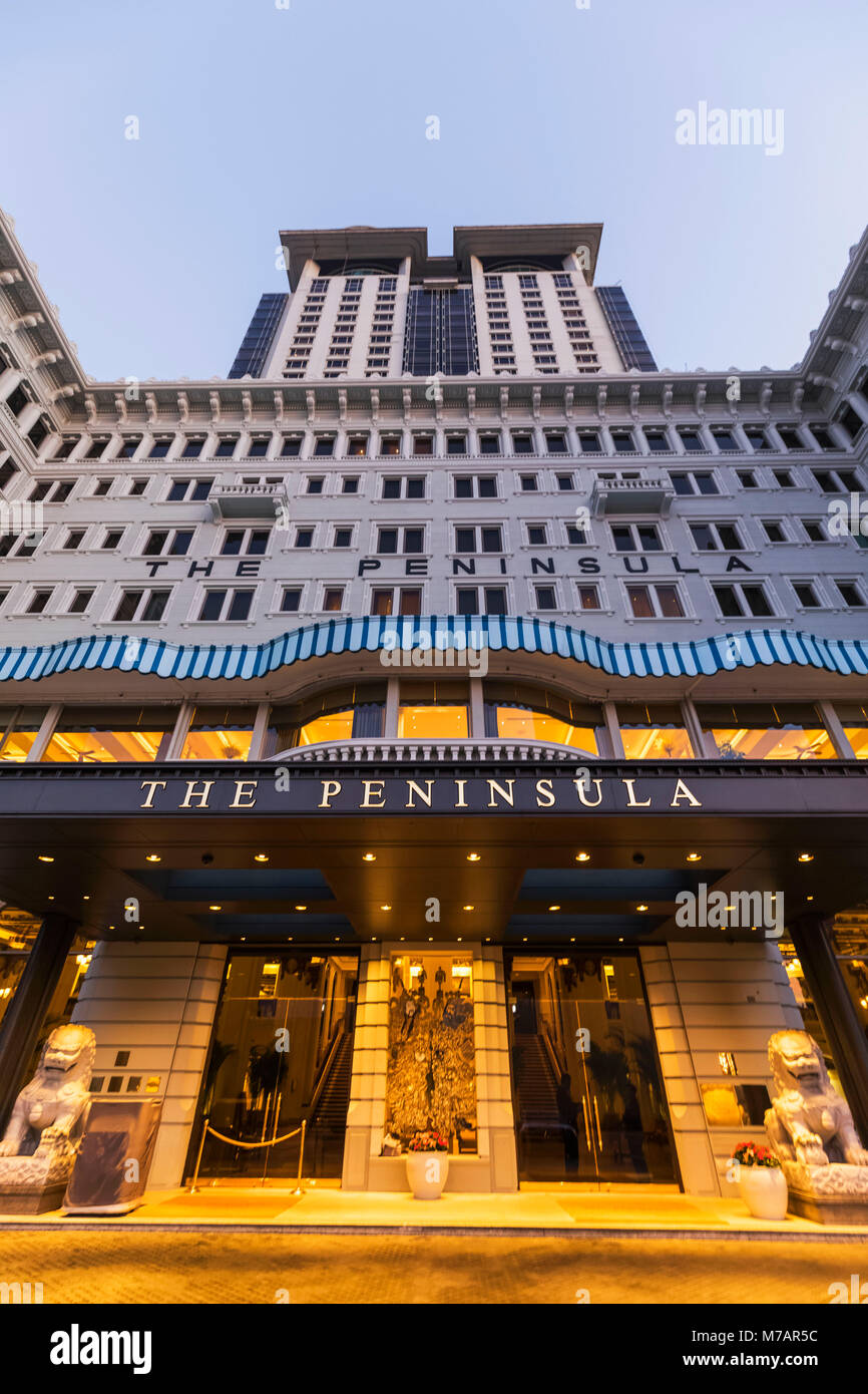 China, Hong Kong, Kowloon, The Peninsula Hotel Stock Photo - Alamy