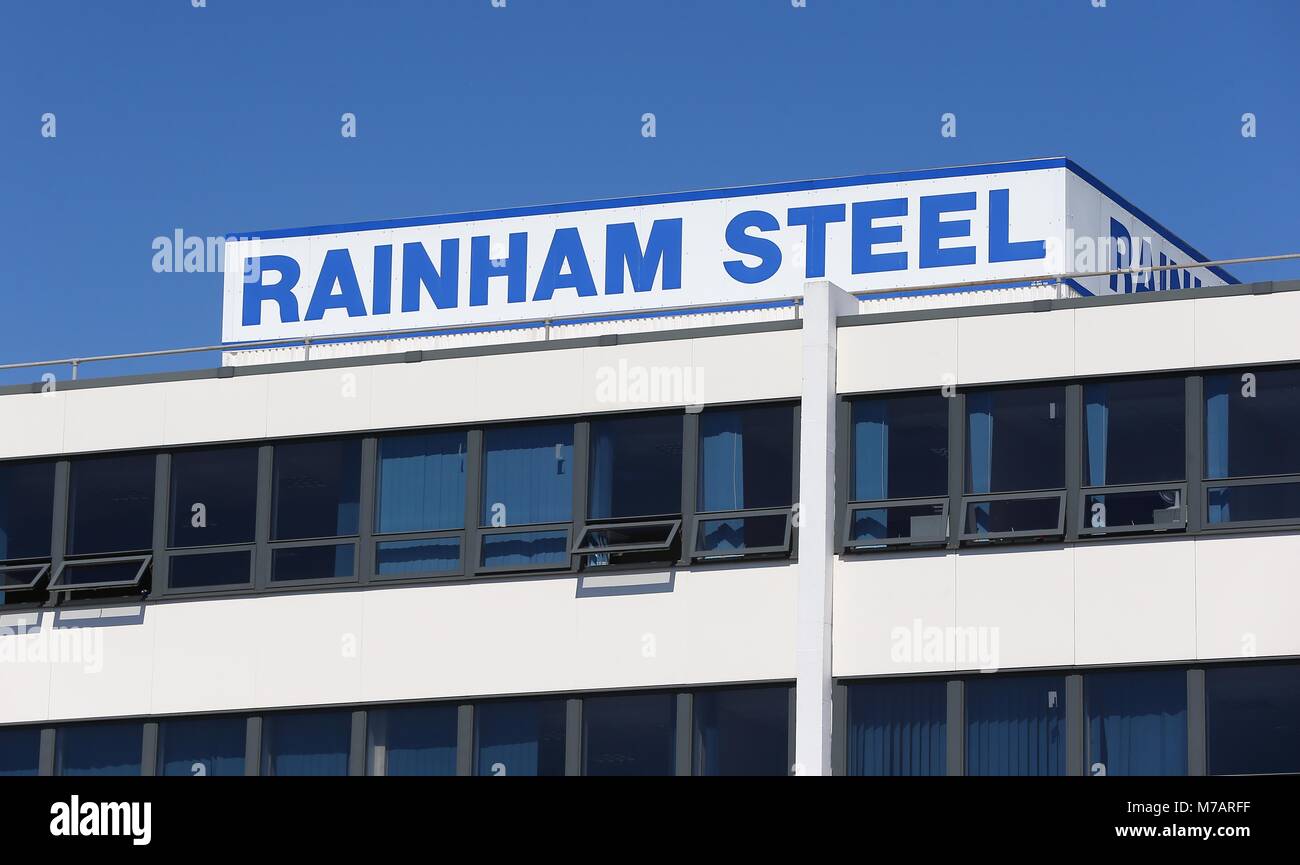 Rainham Steel Yard, Rainham, Southern England. 23rd August 2016 Picture ...