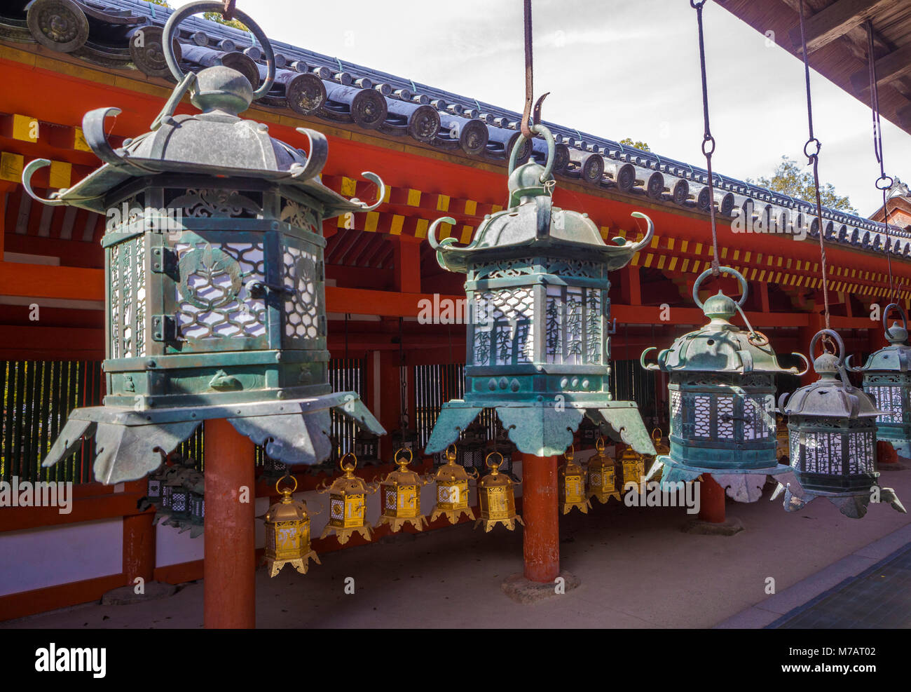 Japan, Nara City, Kasuga Taisha Shinto Shrine Stock Photo - Alamy