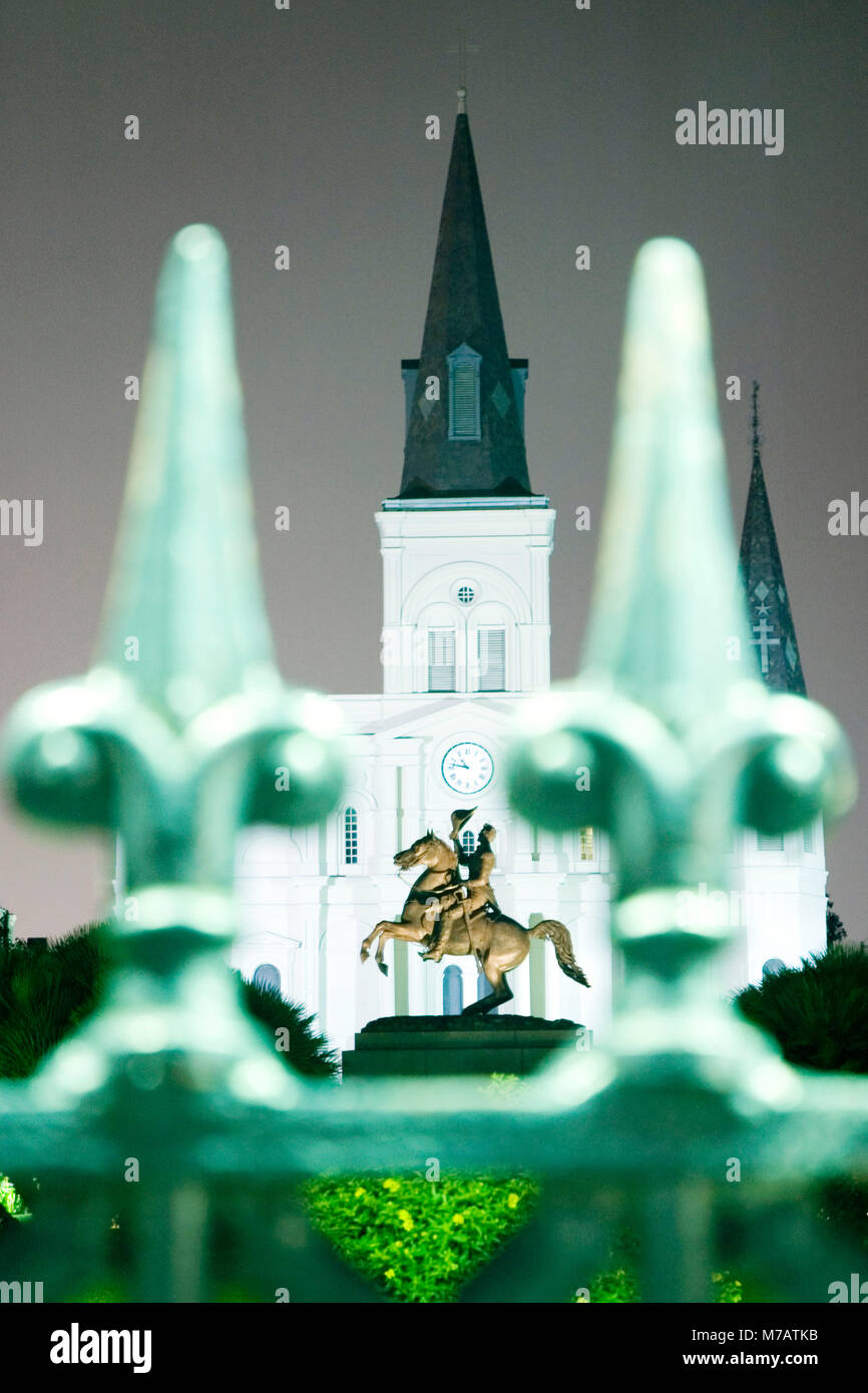 St louis cathedral, jackson square hi-res stock photography and images ...