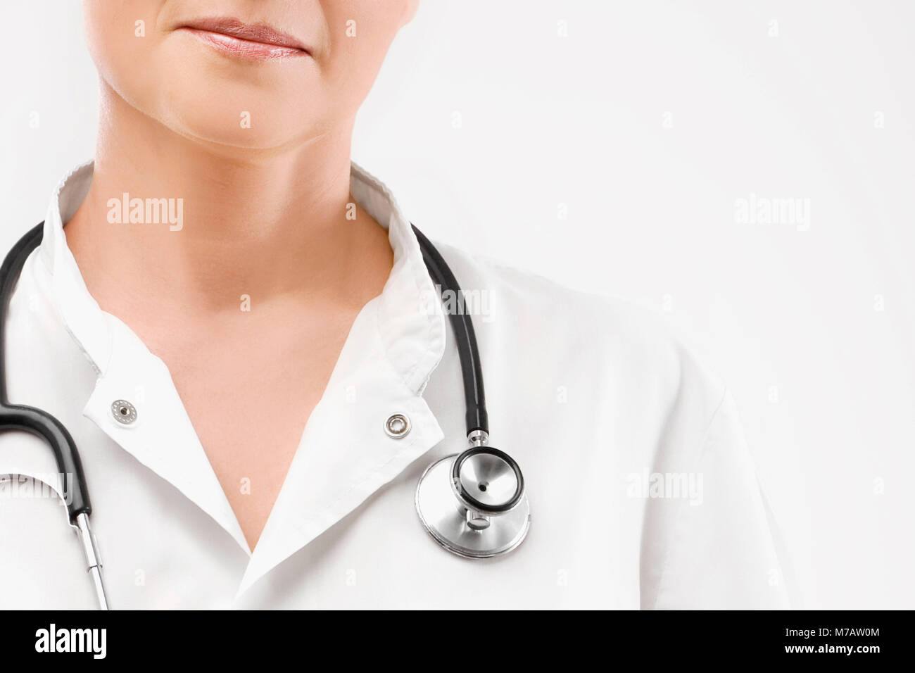 Stethoscope around a neck gp hi-res stock photography and images - Alamy