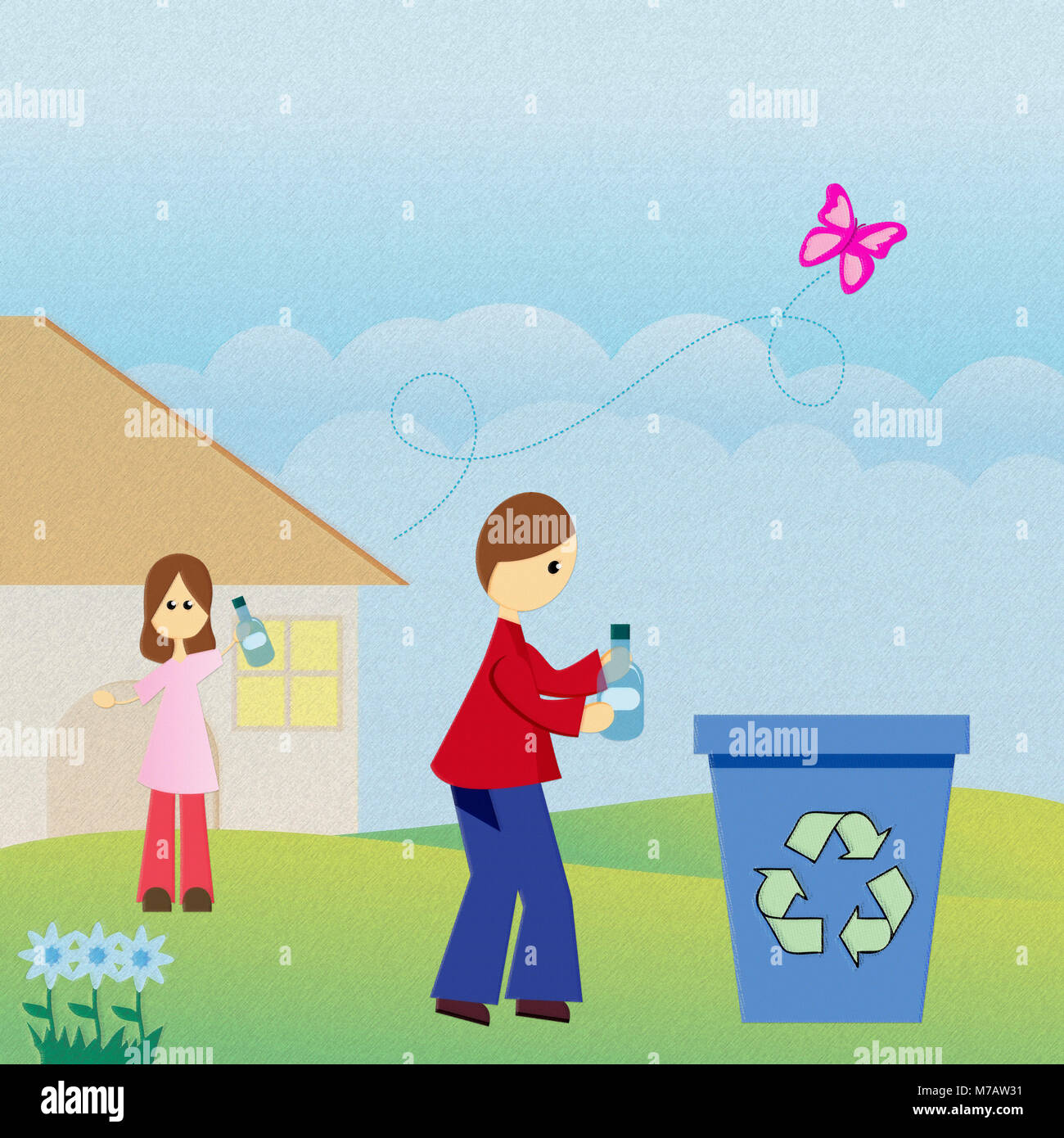 Throwing Garbage Anywhere Clipart