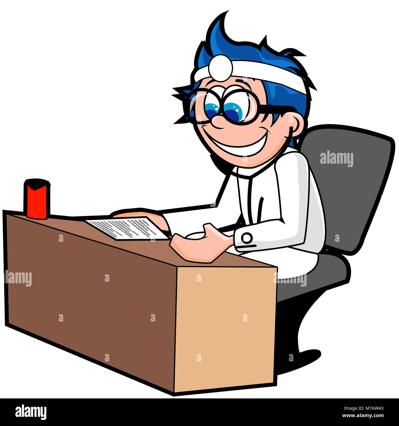 Desk Doctor Illustration Stock Photos & Desk Doctor Illustration Stock ...