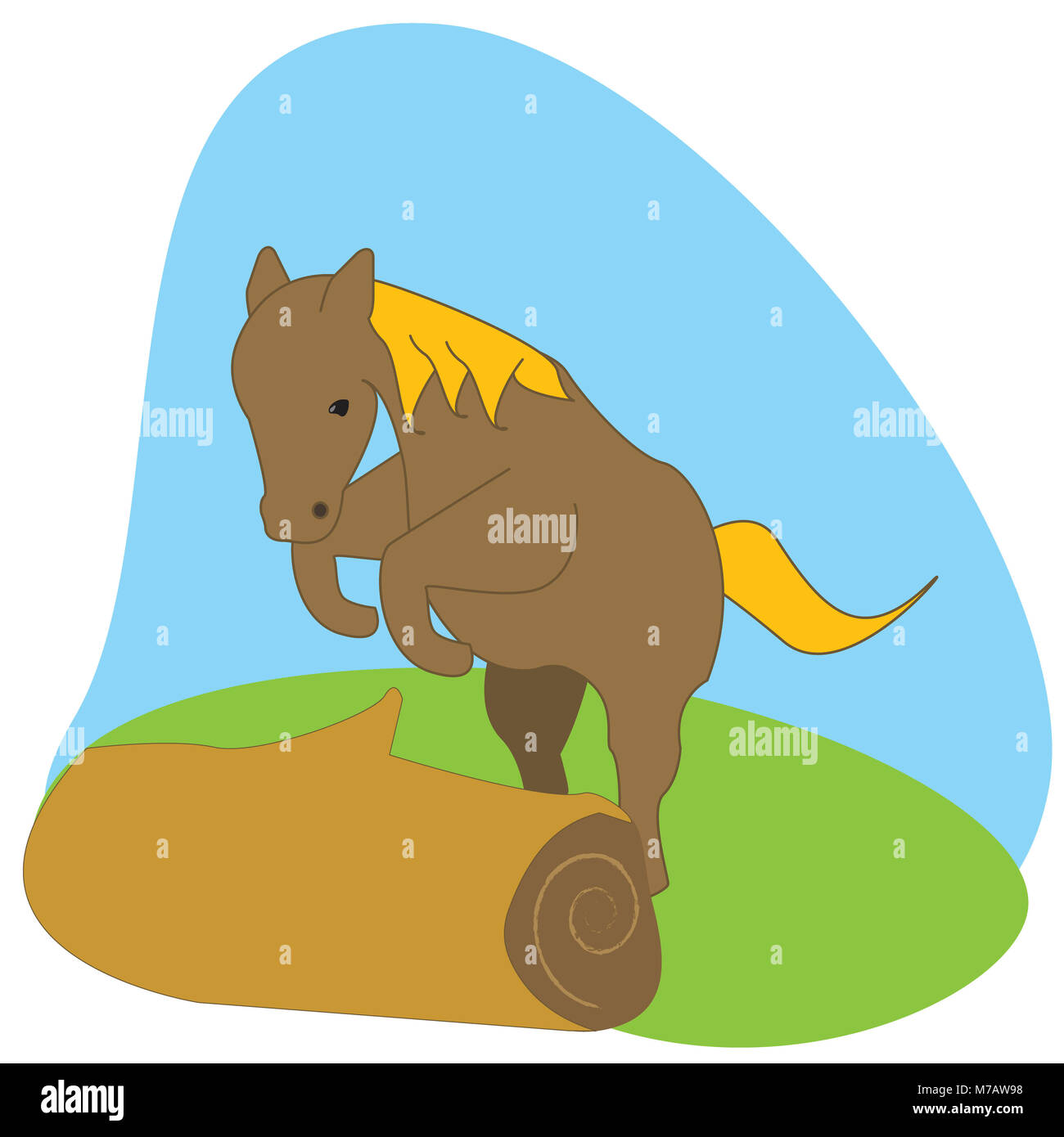 Cartoon Log High Resolution Stock Photography and Images - Alamy